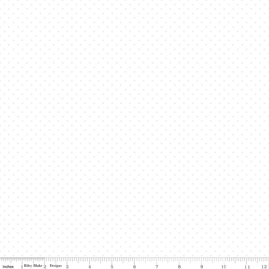 White Tone on Tone Swiss Dot Fabric by Riley Blake – Farm Road Quilts