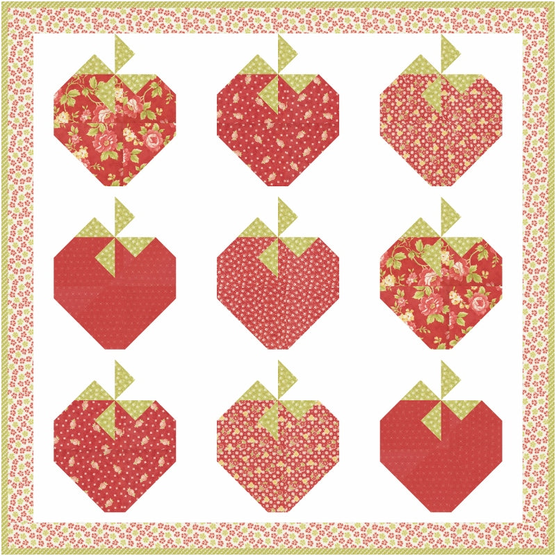 Fresh Berries Quilt Pattern by Farm Road Quilts - Downloadable PDF - 2